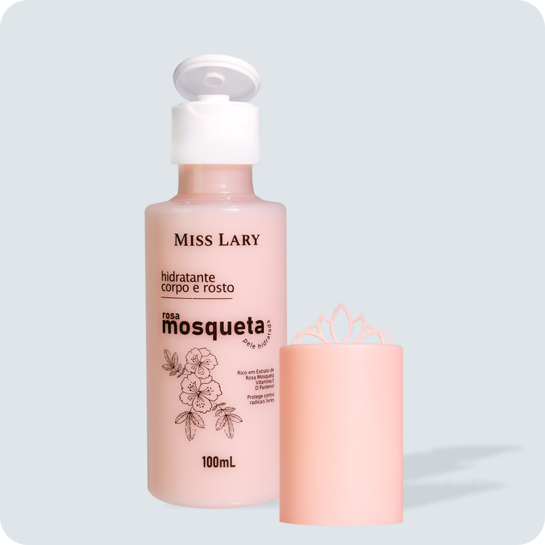 Hidratante Corpo e Rosto de Rosa Mosqueta - Miss Lary Cosméticos Veganos