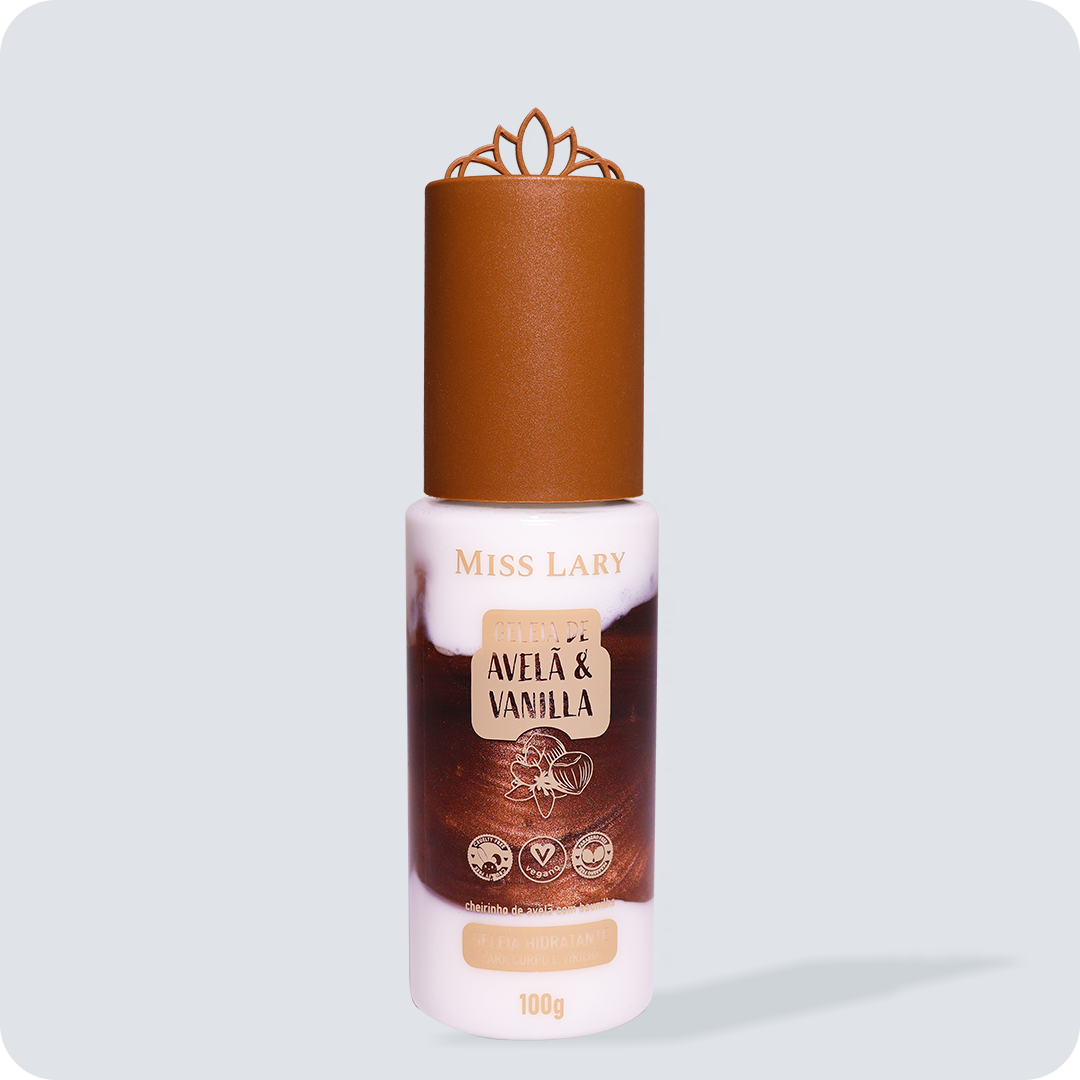 Linha Avelã & Vanilla - Miss Lary Cosméticos Veganos