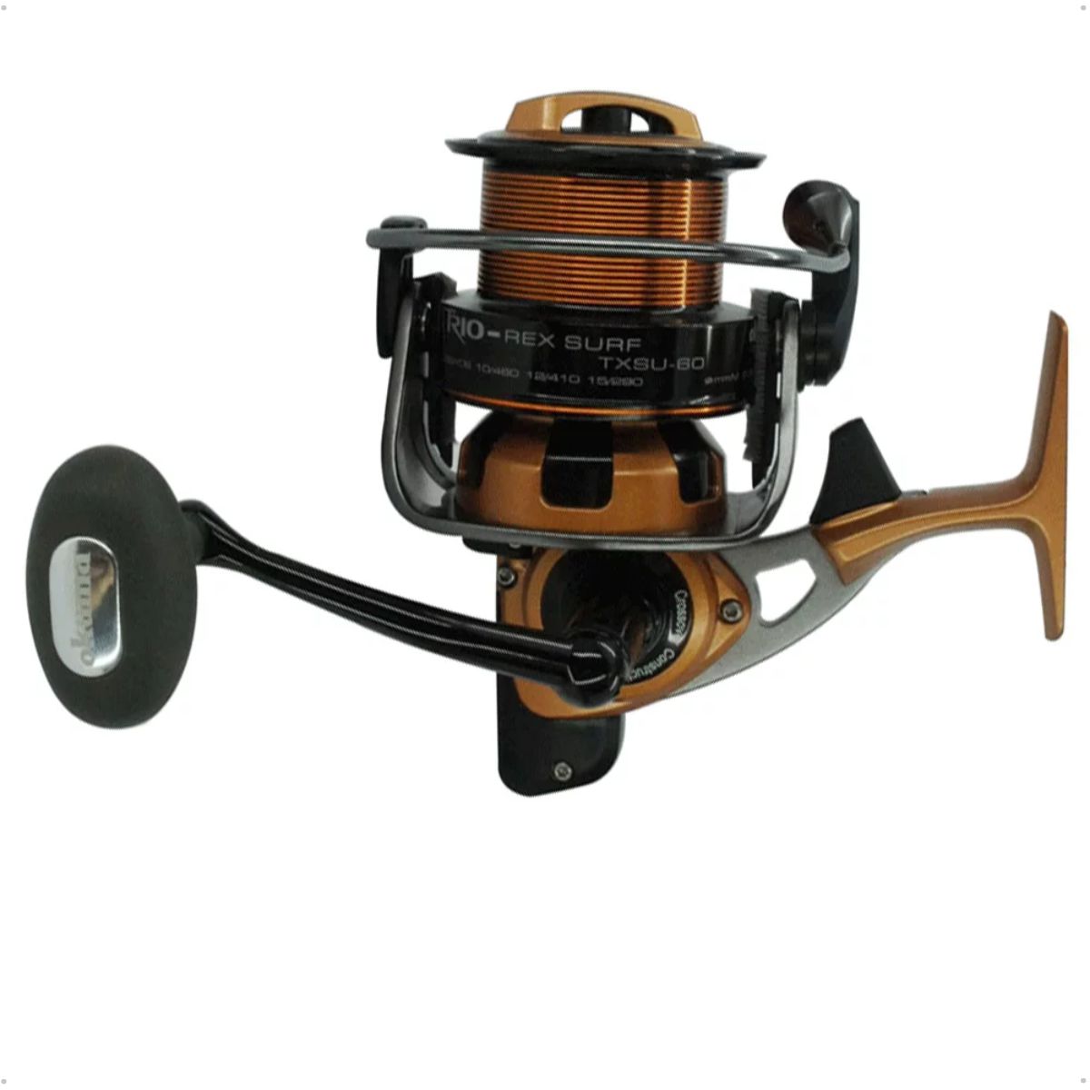 Molinete Okuma Long Cast Trio Rex Surf TXSU 60 Marinizado - Aventurar