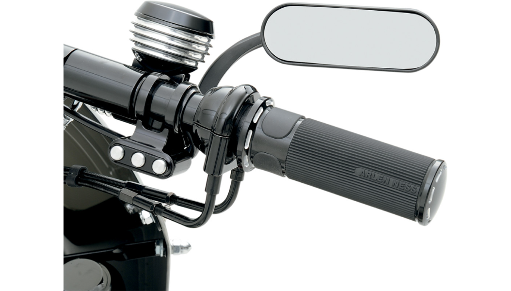 Retrovisor Mini Oval Micro Preto (Par) - Arlen Ness - MTX Imports ...