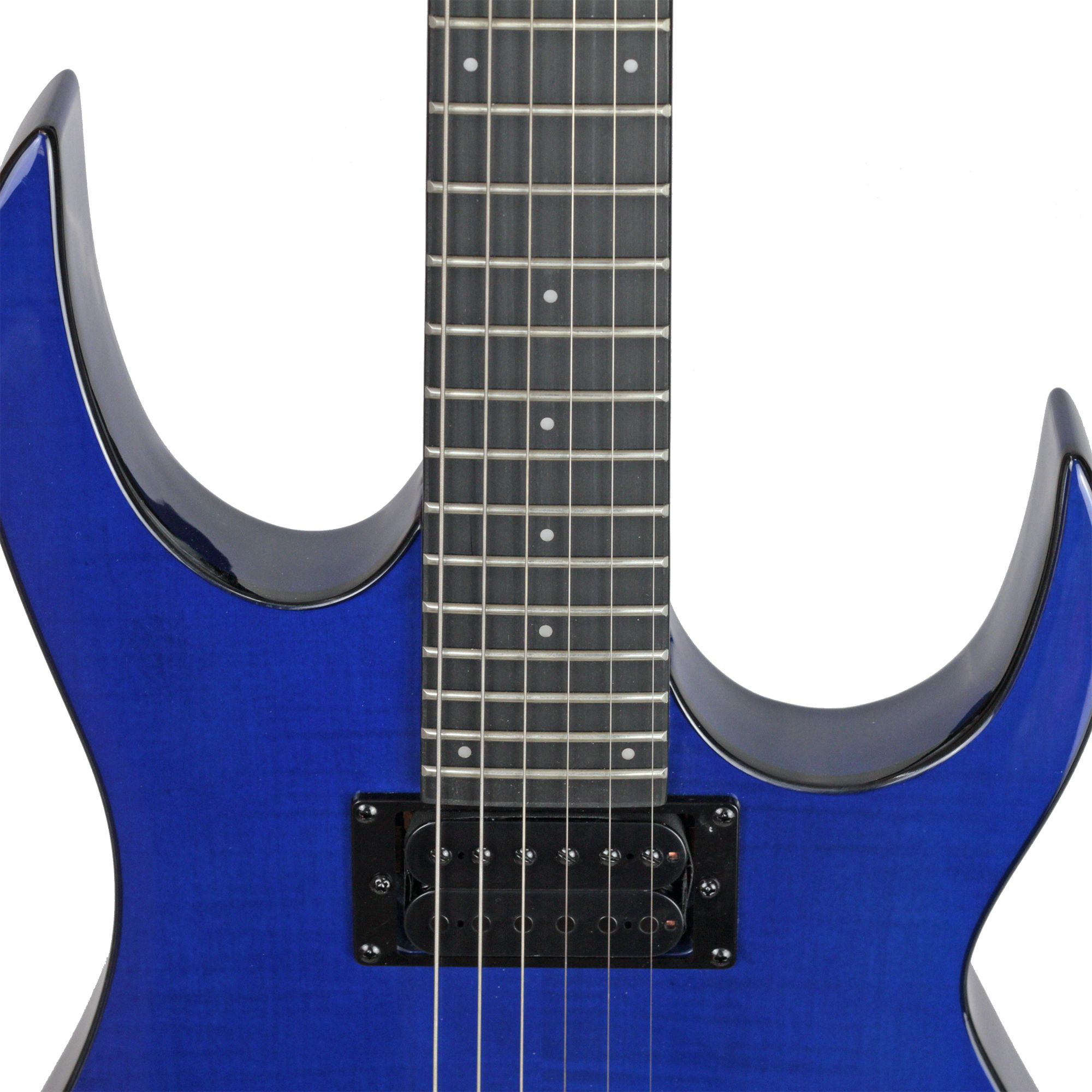 Guitarra 6 Cordas S by Solar SB4.6FRFBL azul floyd rose - Norris ...