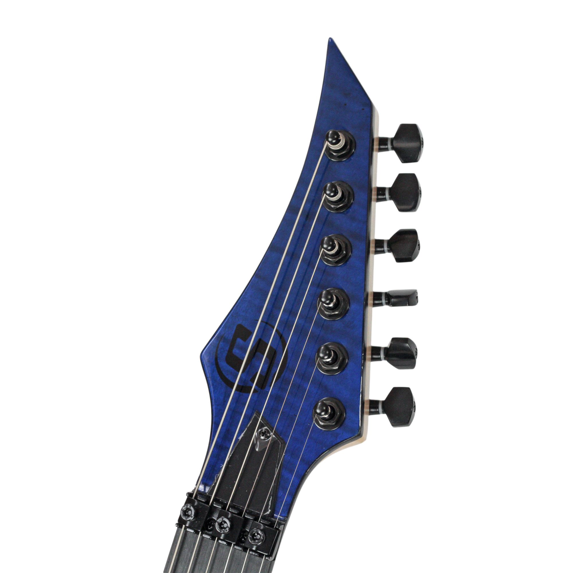 Guitarra 6 Cordas S by Solar SB4.6FRFBL azul floyd rose - Norris ...