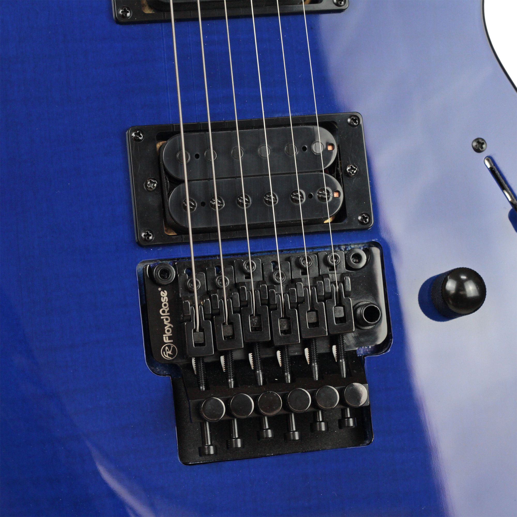 Guitarra 6 Cordas S by Solar SB4.6FRFBL azul floyd rose - Norris ...