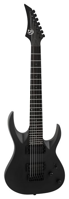 Guitarra 7 Cordas S by Solar AB4.7C preto carbono fosca - Norris ...