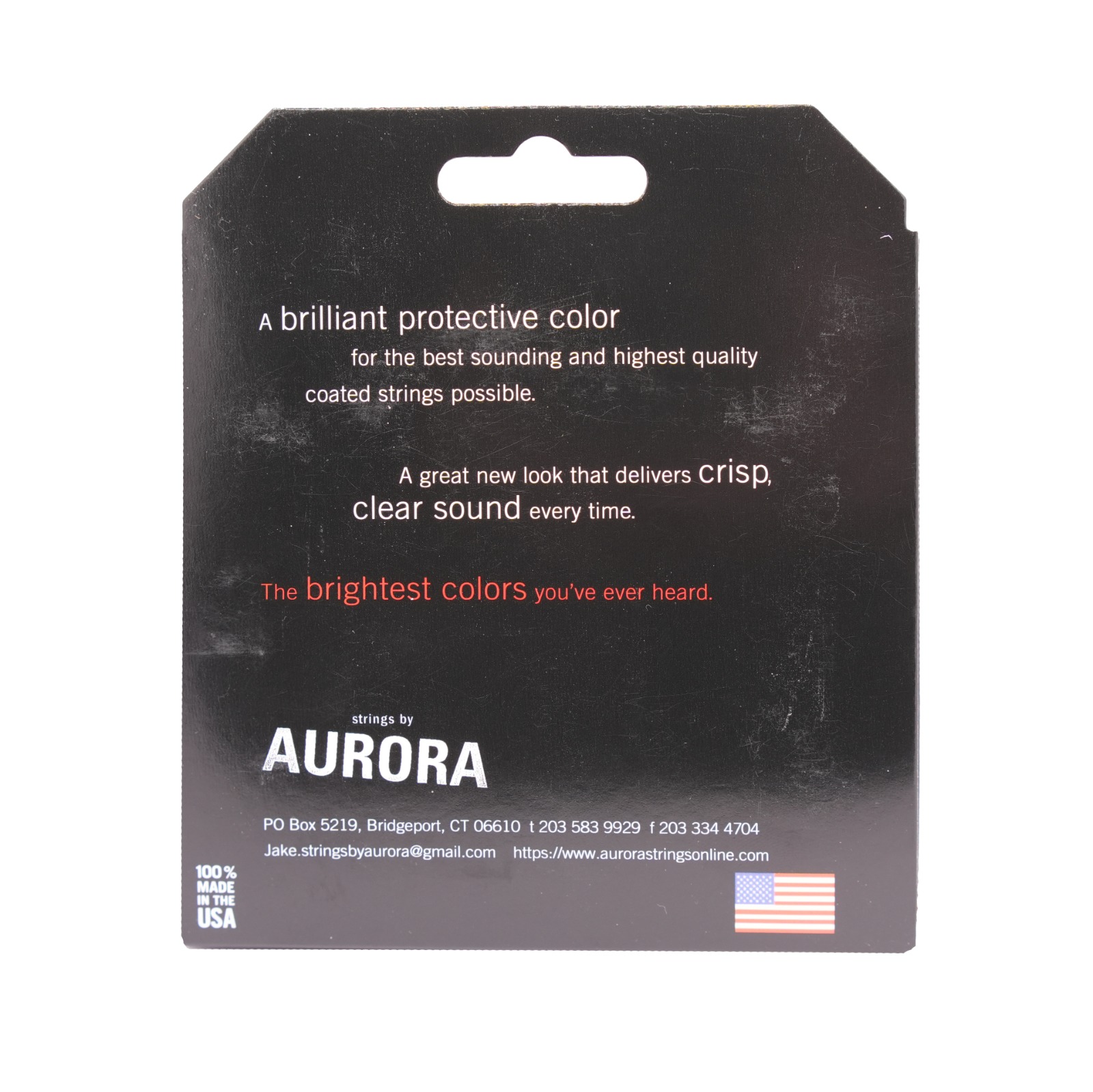 Encordoamento Strings by Aurora guitarra 7c 010/064 colorida USA ...