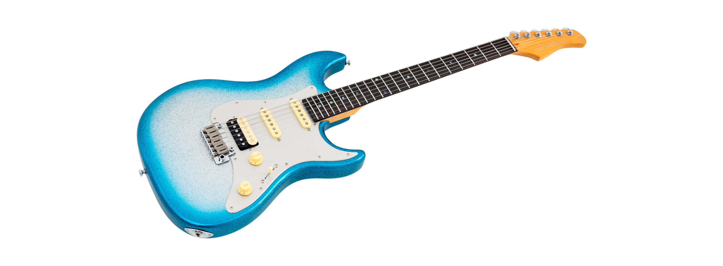 Guitarra elétrica 6c Sire Larry Carlton S7 HSS New Gen Skyburst Sparkle ...