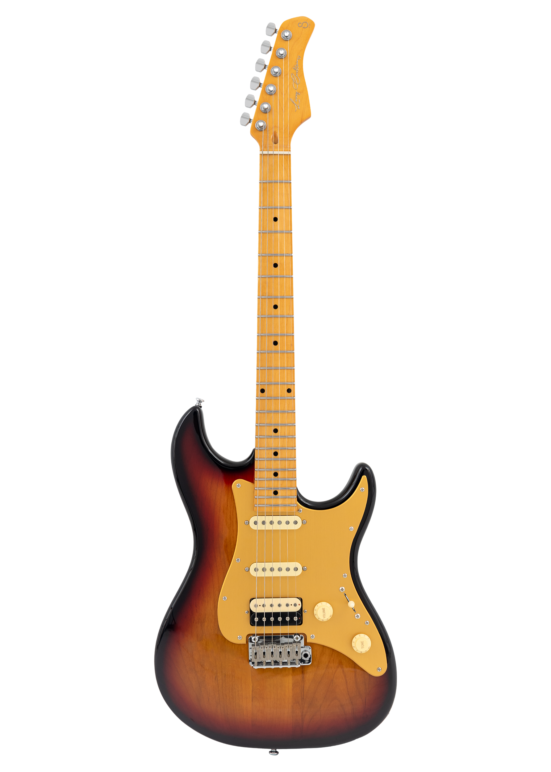 Guitarra elétrica 6c Sire Larry Carlton S7 HSS New Gen 3TS Sunburst ...
