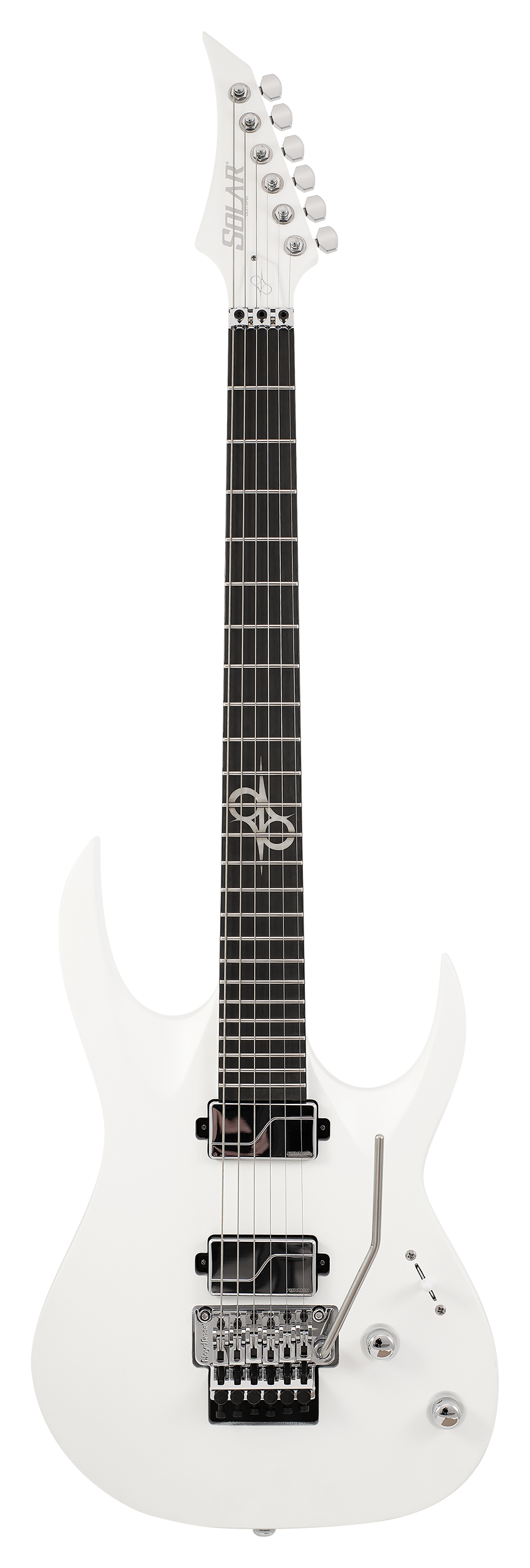 Guitarra elétrica 6 cordas Solar A1.6FR VINTER Branco fosco Matte ...