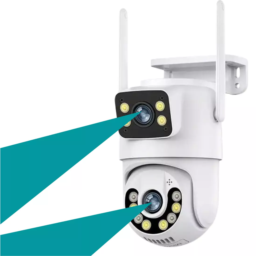 Câmera Segurança IP Dupla 2 em 1 Resistência à Água em São Luís MA ...