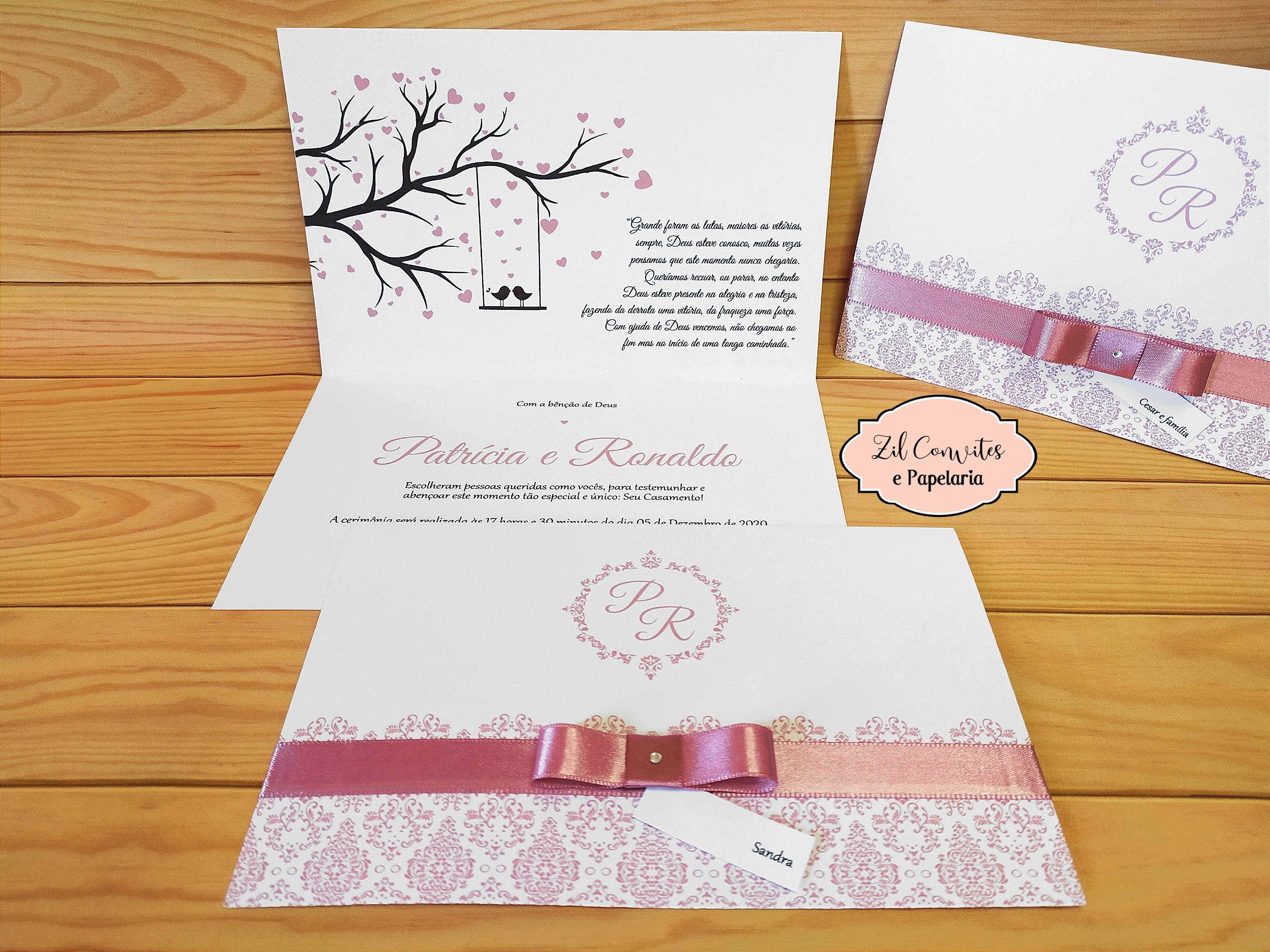 Casamento convite barato - Zil Convites de casamento