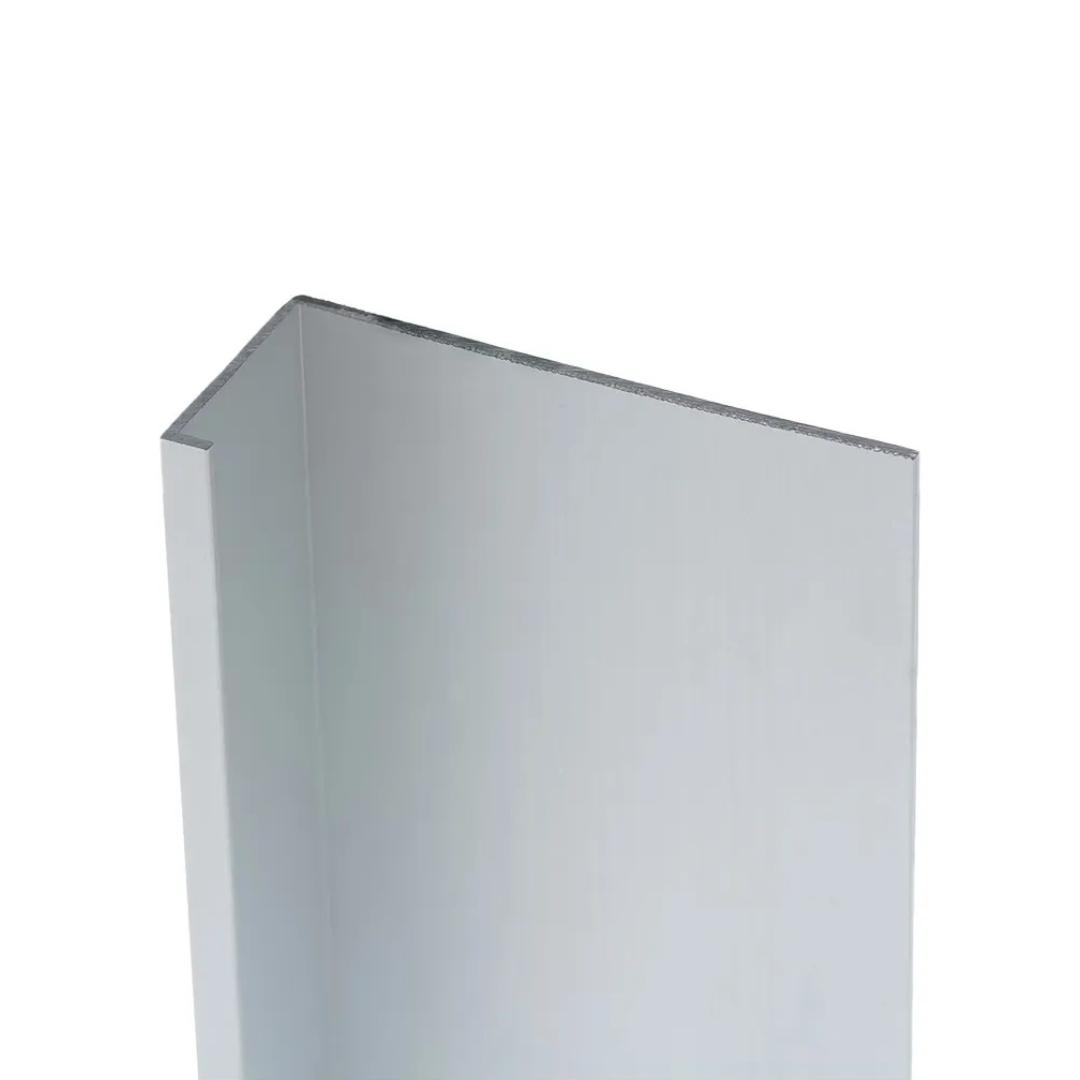 RODAPÉ INVERTIDO ALUMINIO BRANCO 5CM - 3M - ELEAR: O melhor preço sempre!