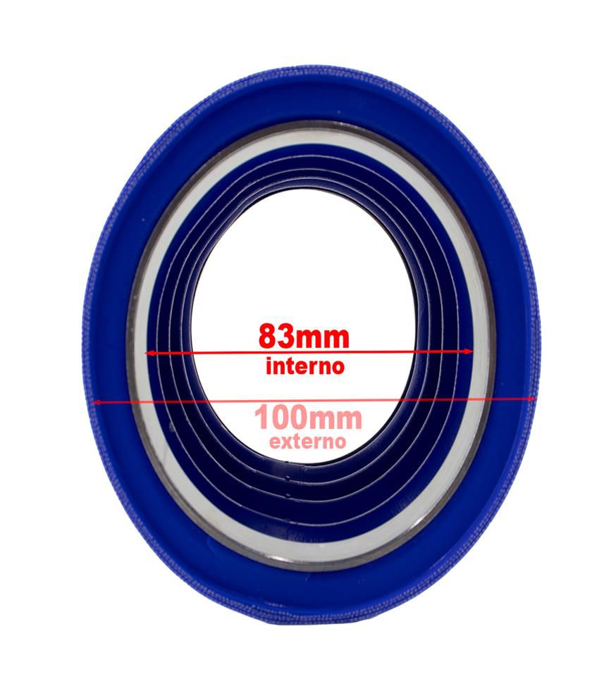 Mangueira Intercooler Volvo Fh Nh C/ 6 Anéis 1998/...1676481 - Paraíso das Mangueiras - Loja Online