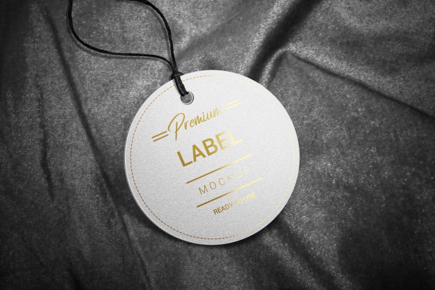 Tags modelo Redonda Personalizada com Sua Marca 1.000 und. - Comprou Tag