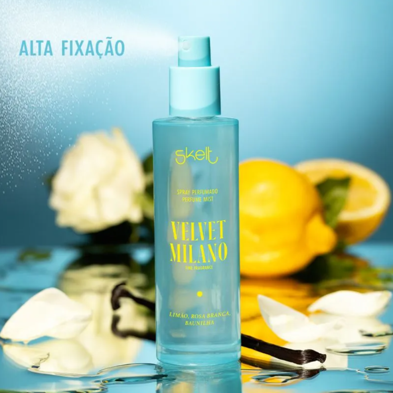 Body Splash Spray Corporal Velvet Milano 100ml - Skelt - Sense Selfcare