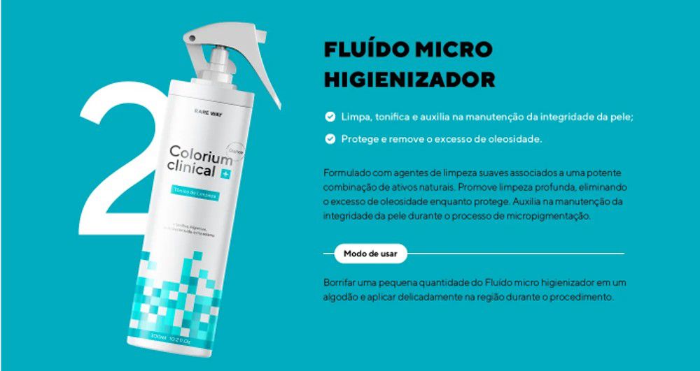 Kit para Micropigmentação Colorium Clinical + - Beleza Unika