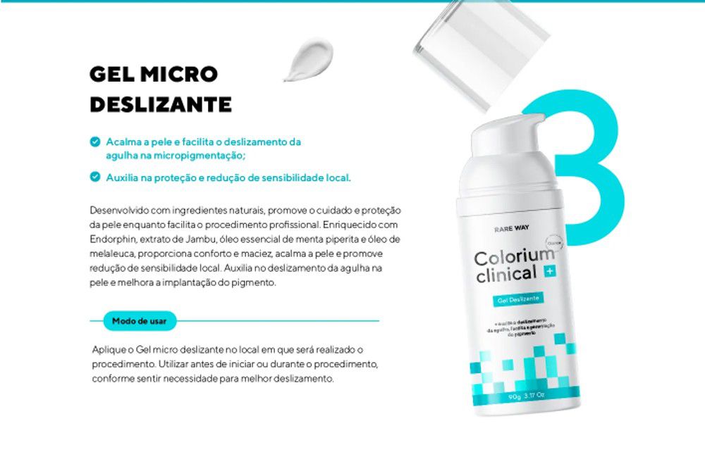 Kit para Micropigmentação Colorium Clinical + - Beleza Unika