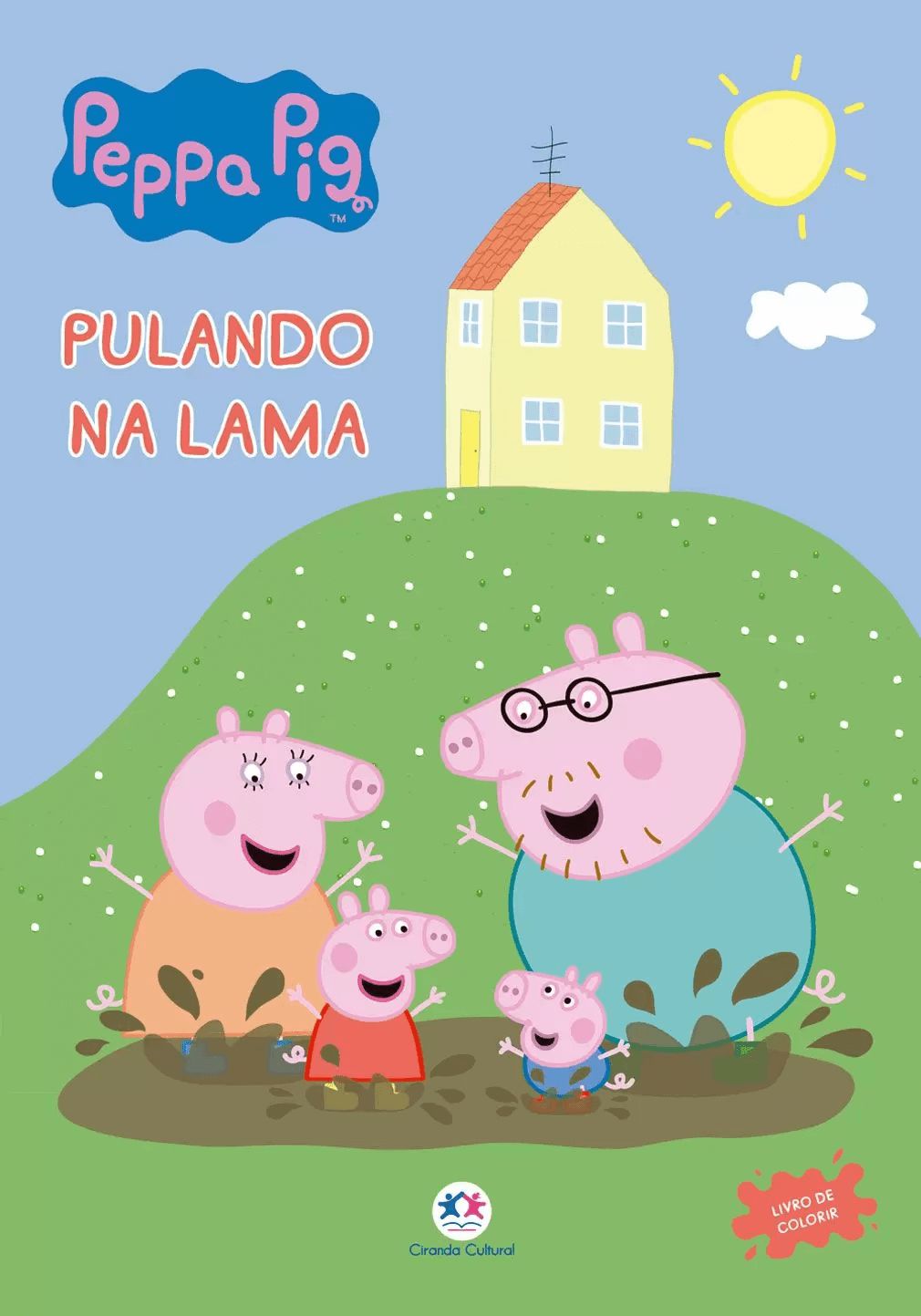 Livro Peppa Pig Pulando na Lama - Up Brinquedos