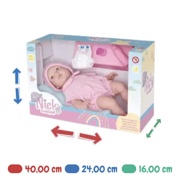 Boneca Nick Faz Xixi Pupee - Up Brinquedos