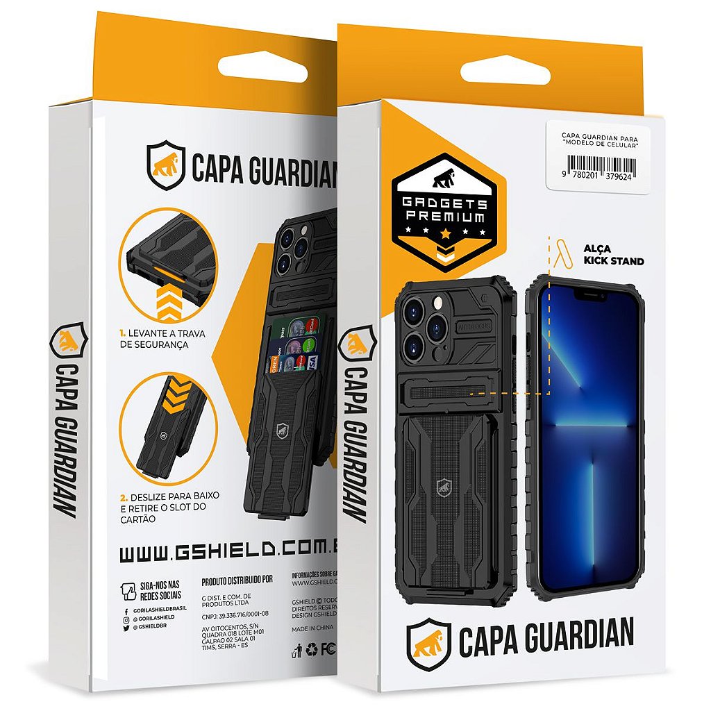 Capa Snap Guardian - SAMSUNG - Gshield - Atacado Gorila Shield - Acessórios para celular