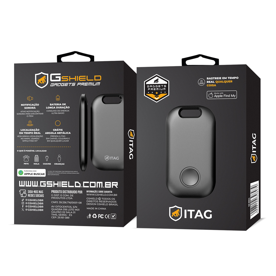 Rastreador Chaveiro iTAG - Gshield - Atacado Gorila Shield - Acessórios para celular