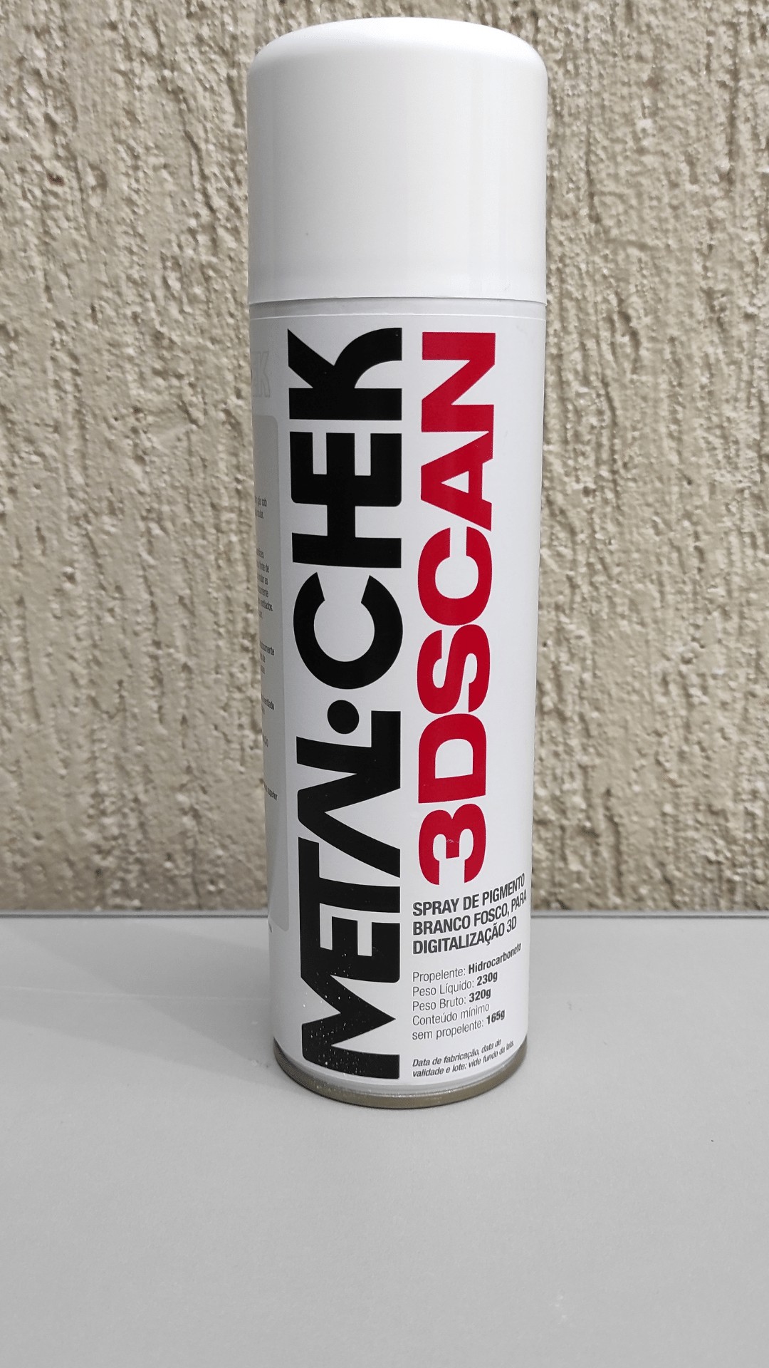 Spray METALCHEK 3DSCAN - SUPRISCAN - Suprimentos para Scanner 3D
