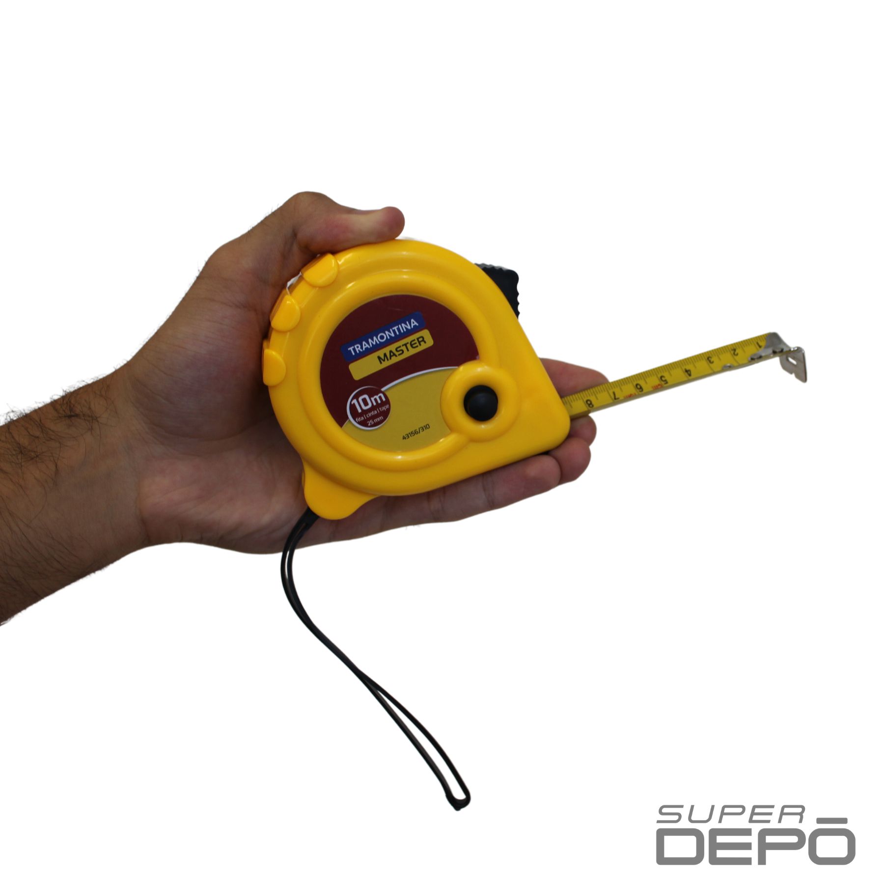 Trena 10 Metros Manual C/ Trava Dupla Tramontina Aço - Super Depo