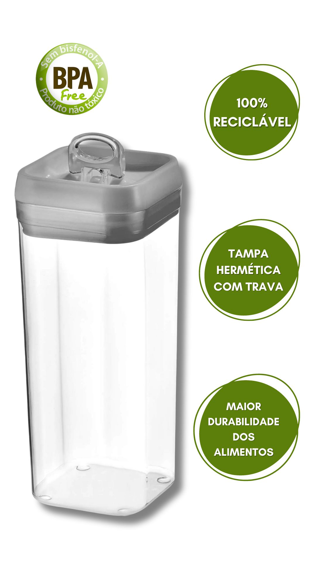 Pote Hermético Coza 400ml - Super Depo