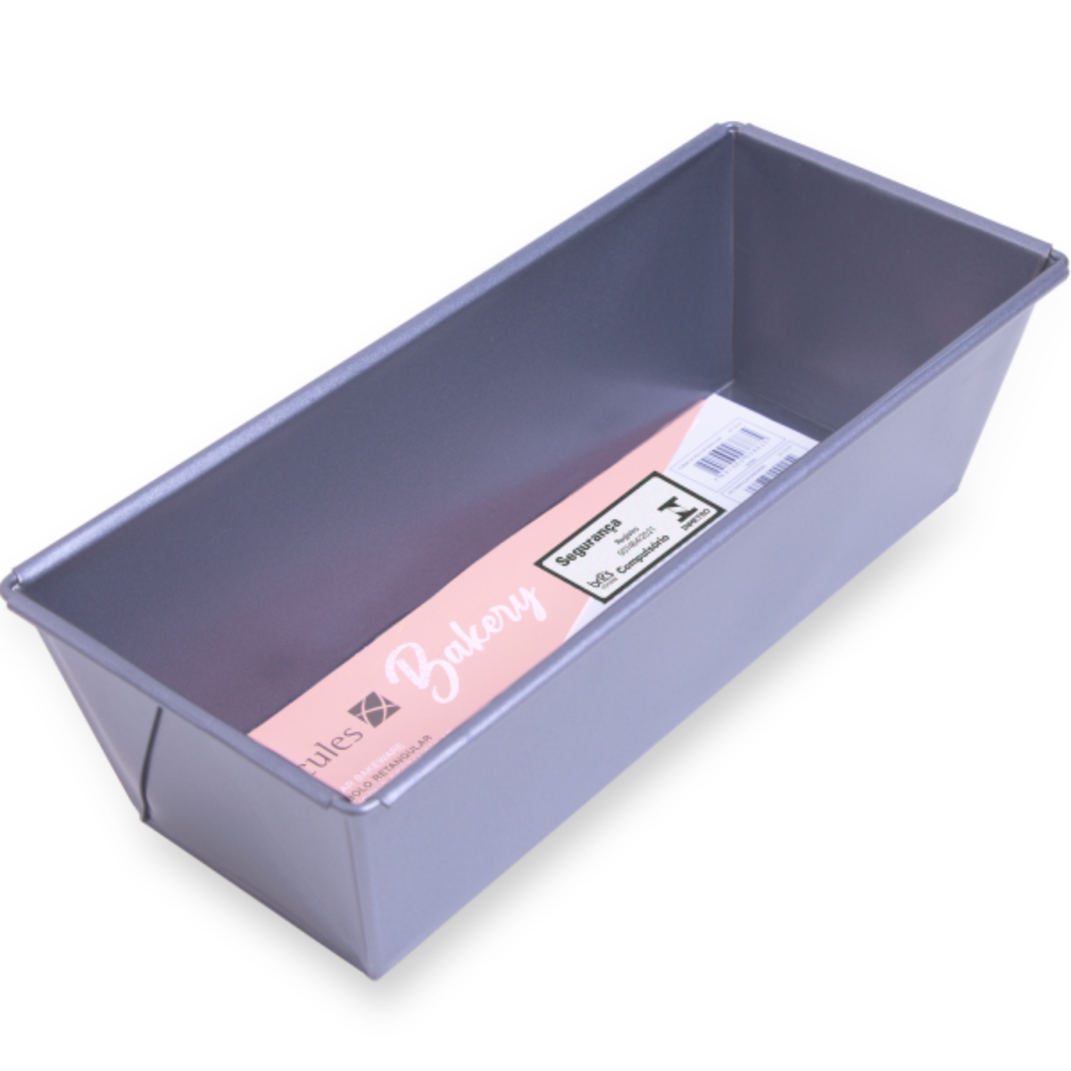 Forma Bolo Retangular Aço Carbono Antiaderente Hercules - Super Depo