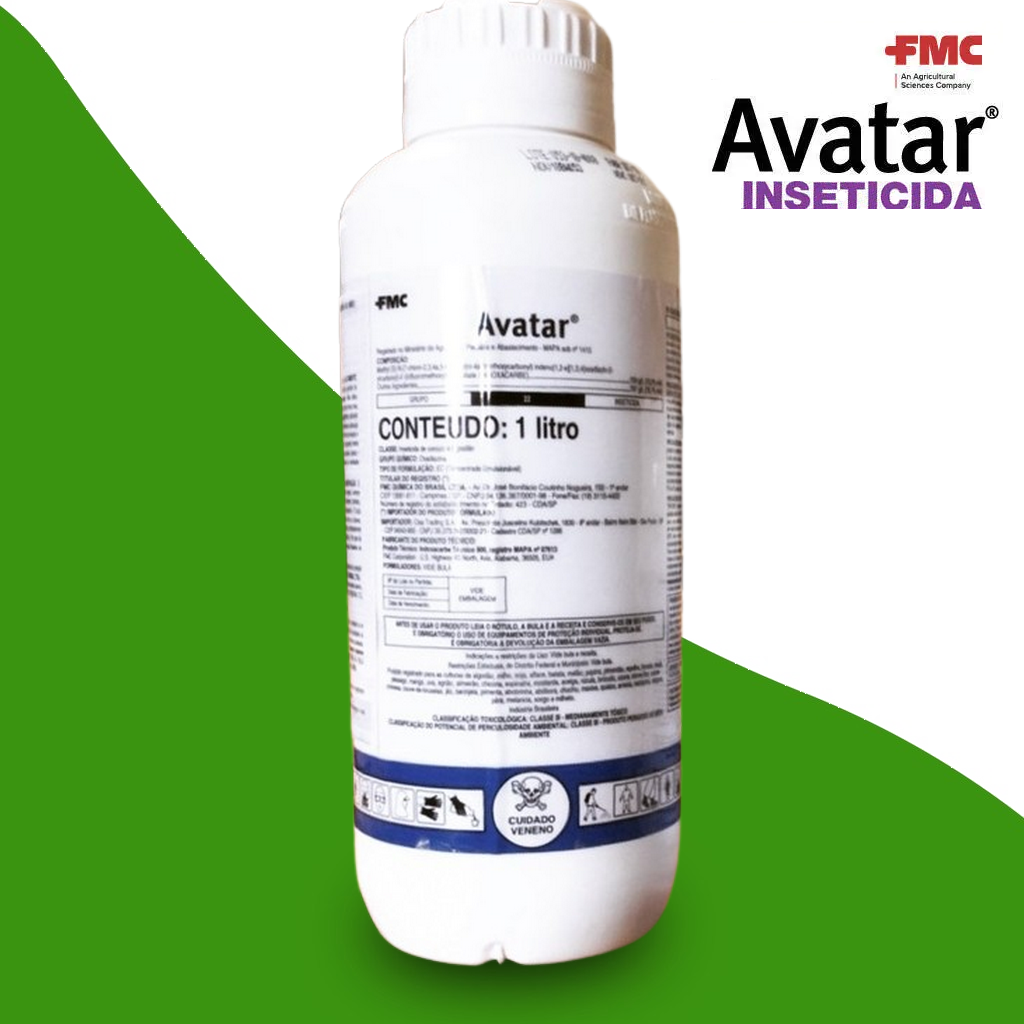 Inseticida de contato e ingestão Avatar 1 Litro - Indoxicarbe - Roundup ...