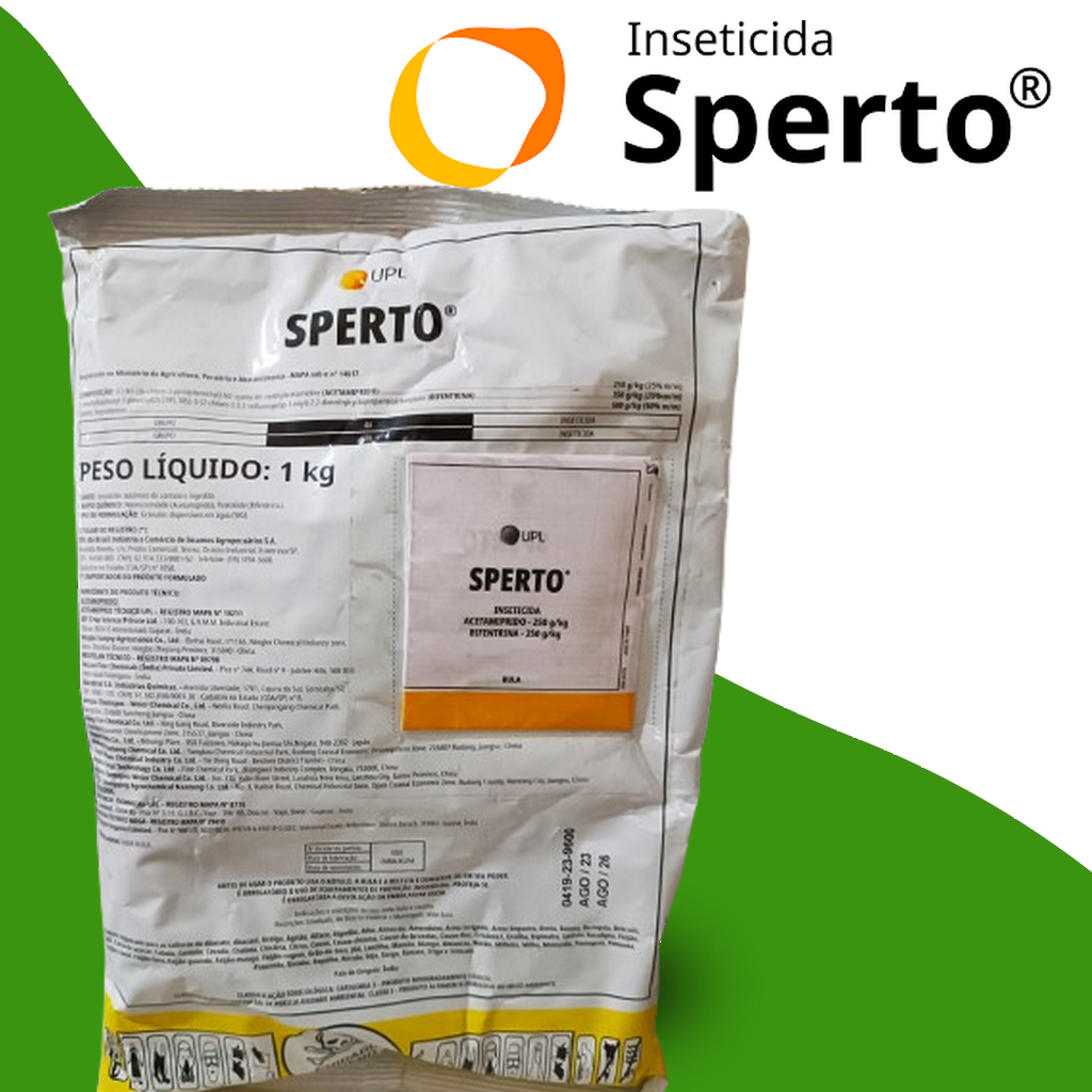 Inseticida Multicultura Sperto 1 kg - Composição Acetamiprido e Bifent ...