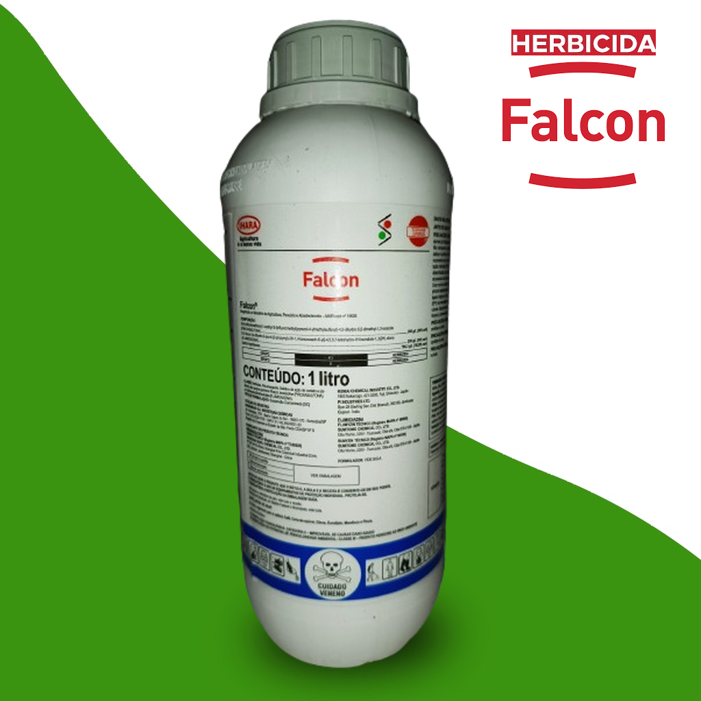 Herbicida Falcon 1 Litro - Composição Flumioxazina - Roundup Original ...