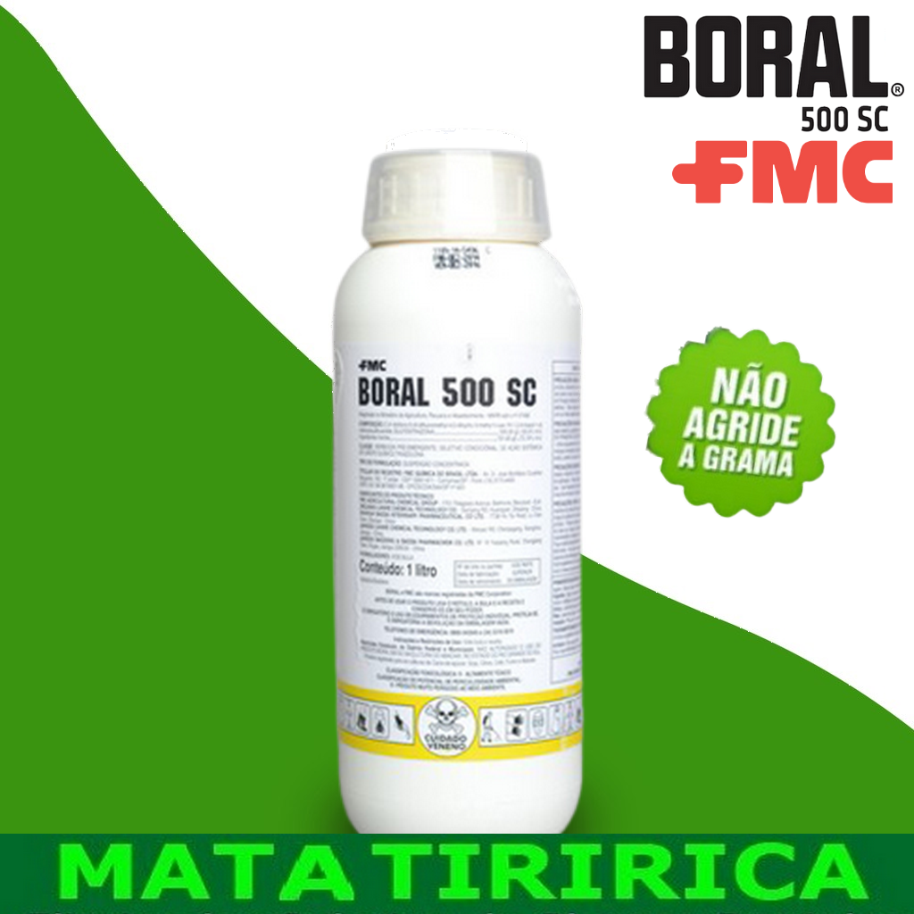 Herbicida Boral 500 SC Frasco 1 Litro - Sulfentrazona Veneno Mata Mato ...