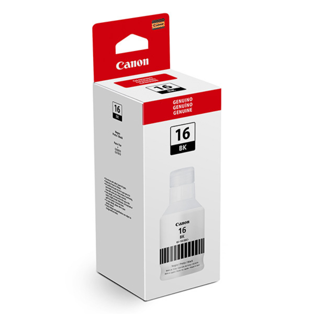 Refil de Tinta Canon Original GI-16BK Preto 167ML - Neo Technology