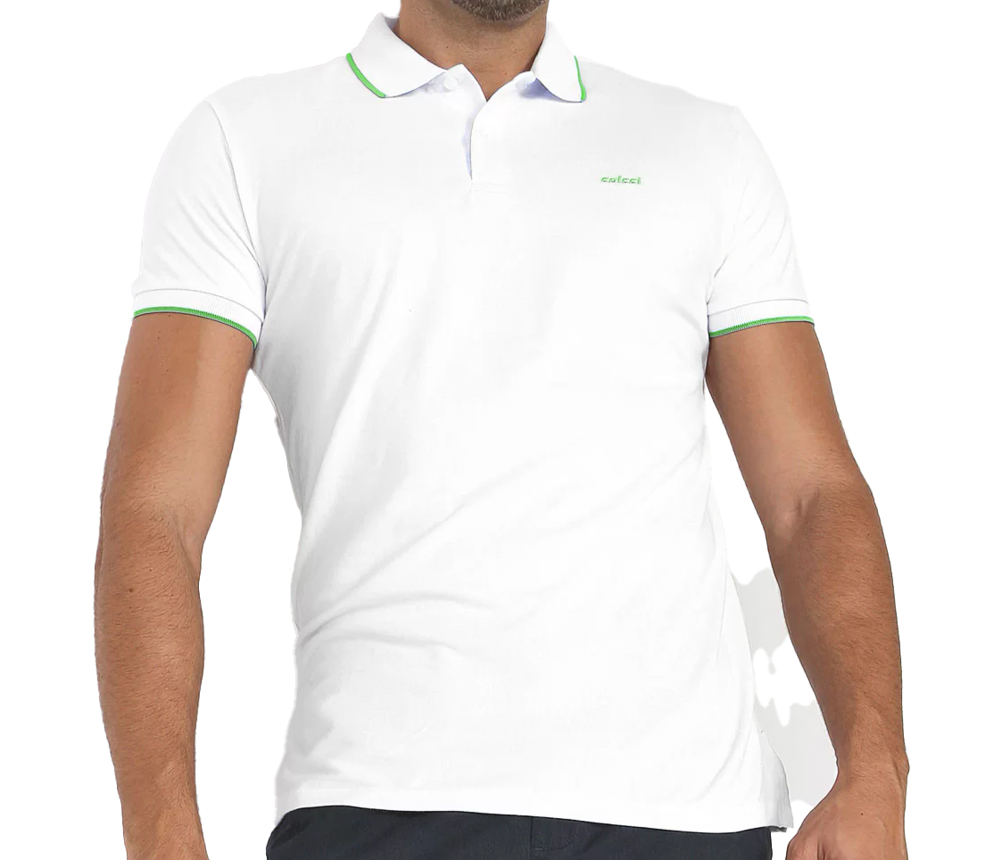 Camisa Polo Colcci Brasil Branco Masculino - Attemporal Boutique