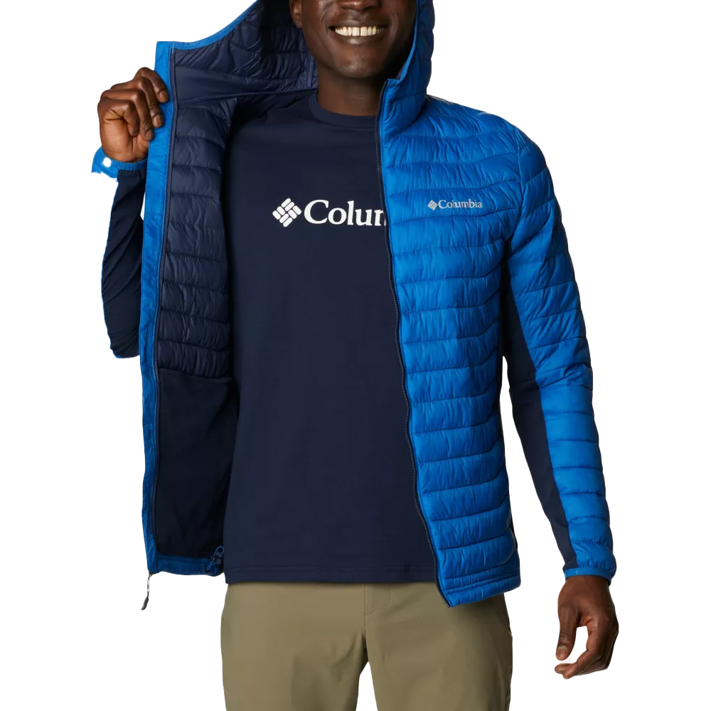 Jaqueta Columbia Powder Pass Hooded Azul Masculino - Attemporal Boutique