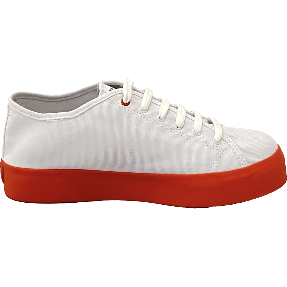 Tênis Colcci Malta Branco e Laranja Feminino - Attemporal Boutique