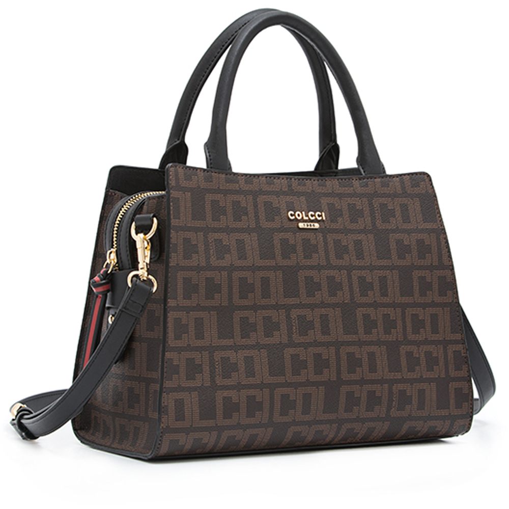Bolsa Tote Monograma Colcci Cafe Feminino - Attemporal Boutique