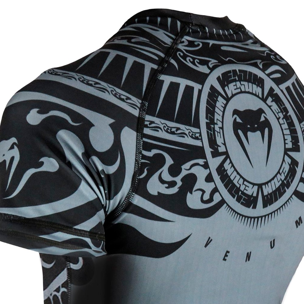 Rash Guard Venum Feral Kingdom Cinza - Attemporal Boutique