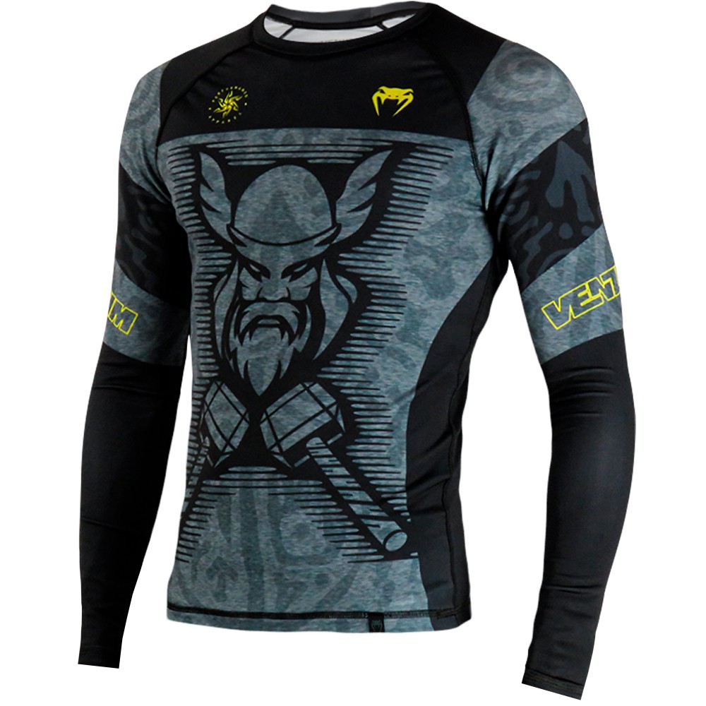 Rash Guard Venum Vicking 2 Preto - Attemporal Boutique