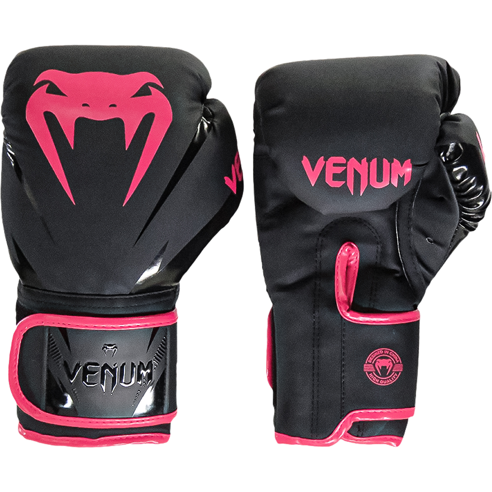 Kit Box Venum New Impact Evo Luva Bandagem e Bucal Rosa - Attemporal ...