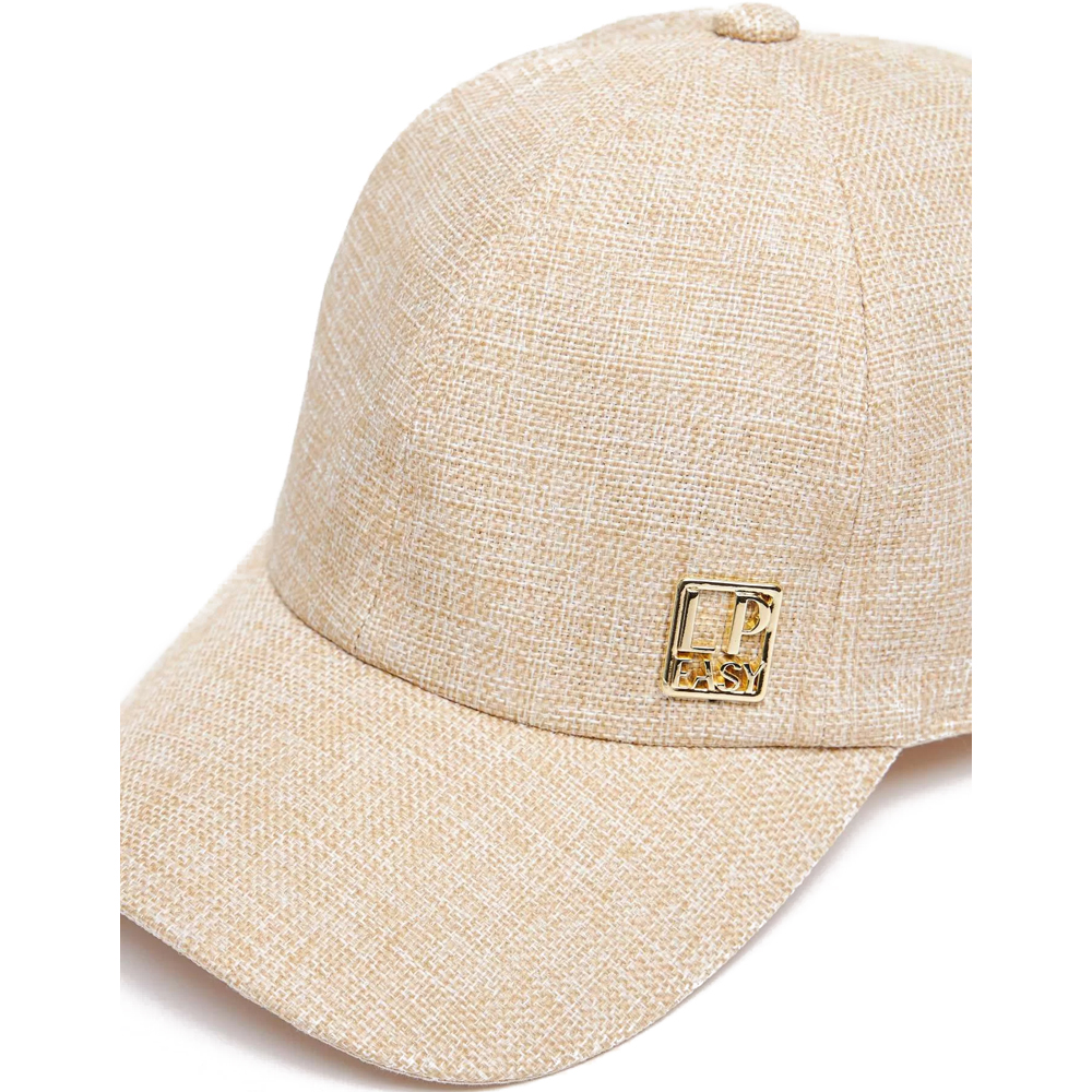 Boné Easy Lança Perfume Metal OU24 Bege Feminino - Attemporal Boutique