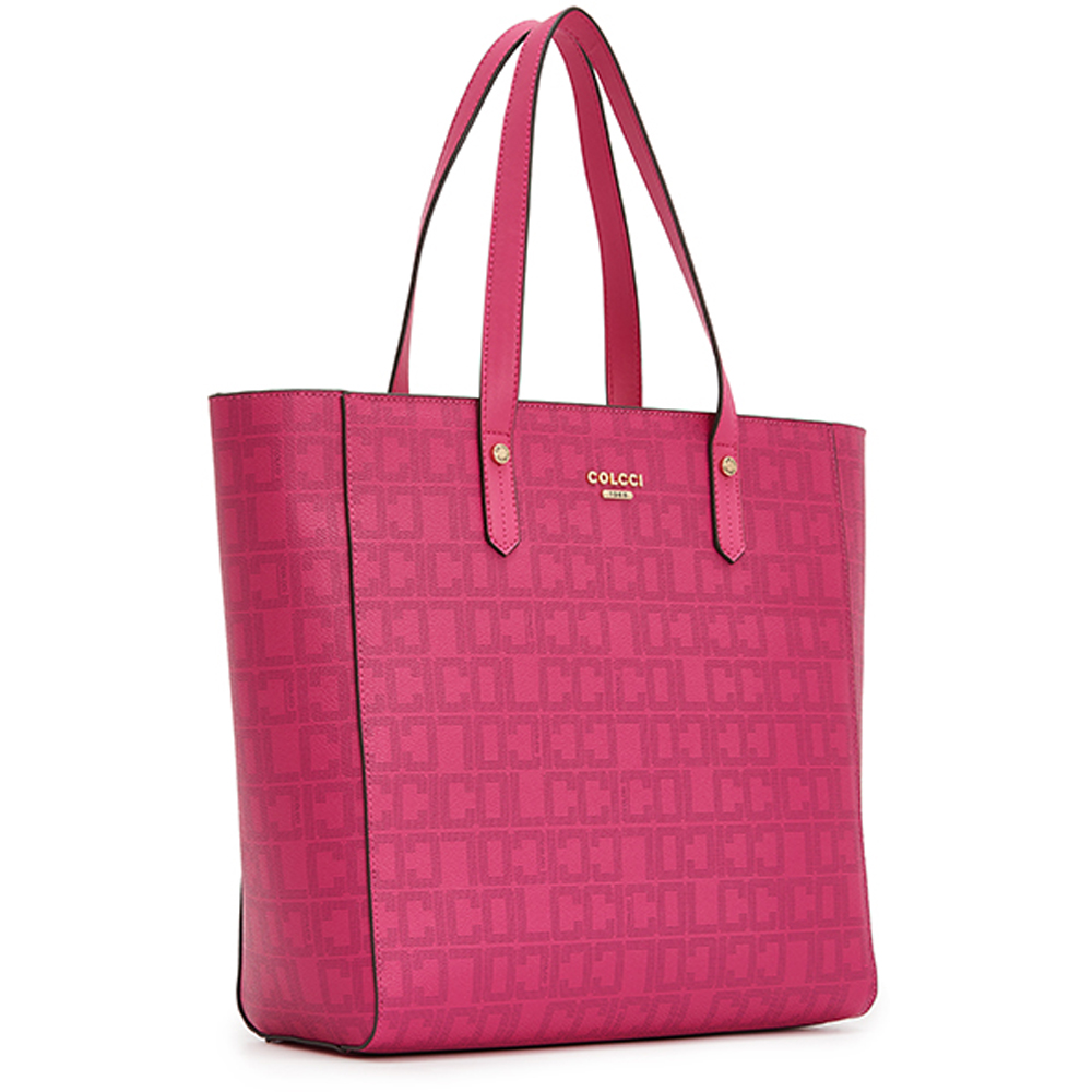 Bolsa Shopping Colcci Logomania In24 Rosa Feminino - Attemporal Boutique