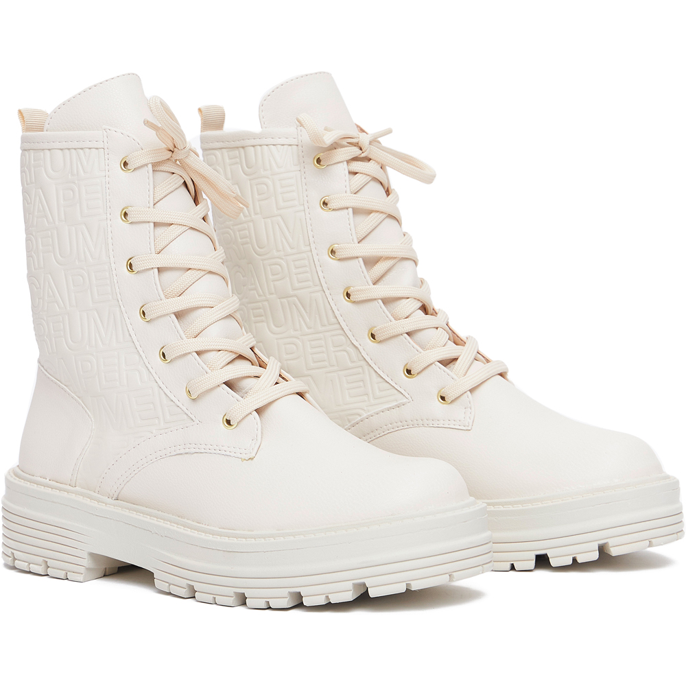 Bota Easy Lança Perfume Monograma In24 Off White Feminino - Attemporal ...