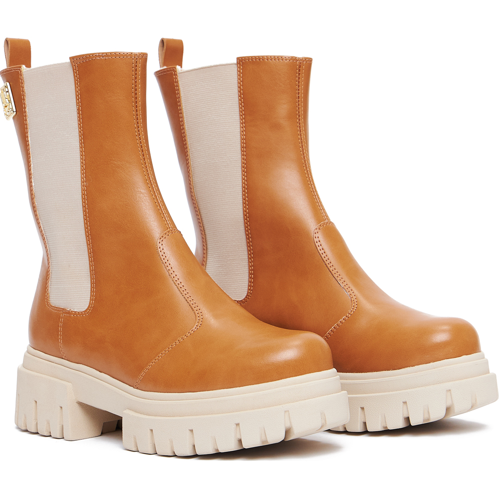 Bota Easy Lança Perfume Chelsea In24 Amarelo Feminino - Attemporal Boutique