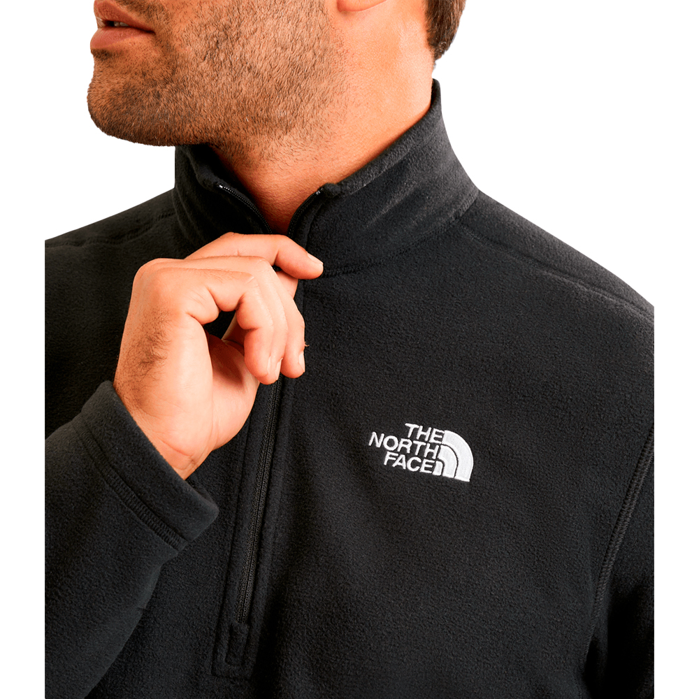 Moletom The North Face Fleece Glacier Zip Preto Masculino - Attemporal ...