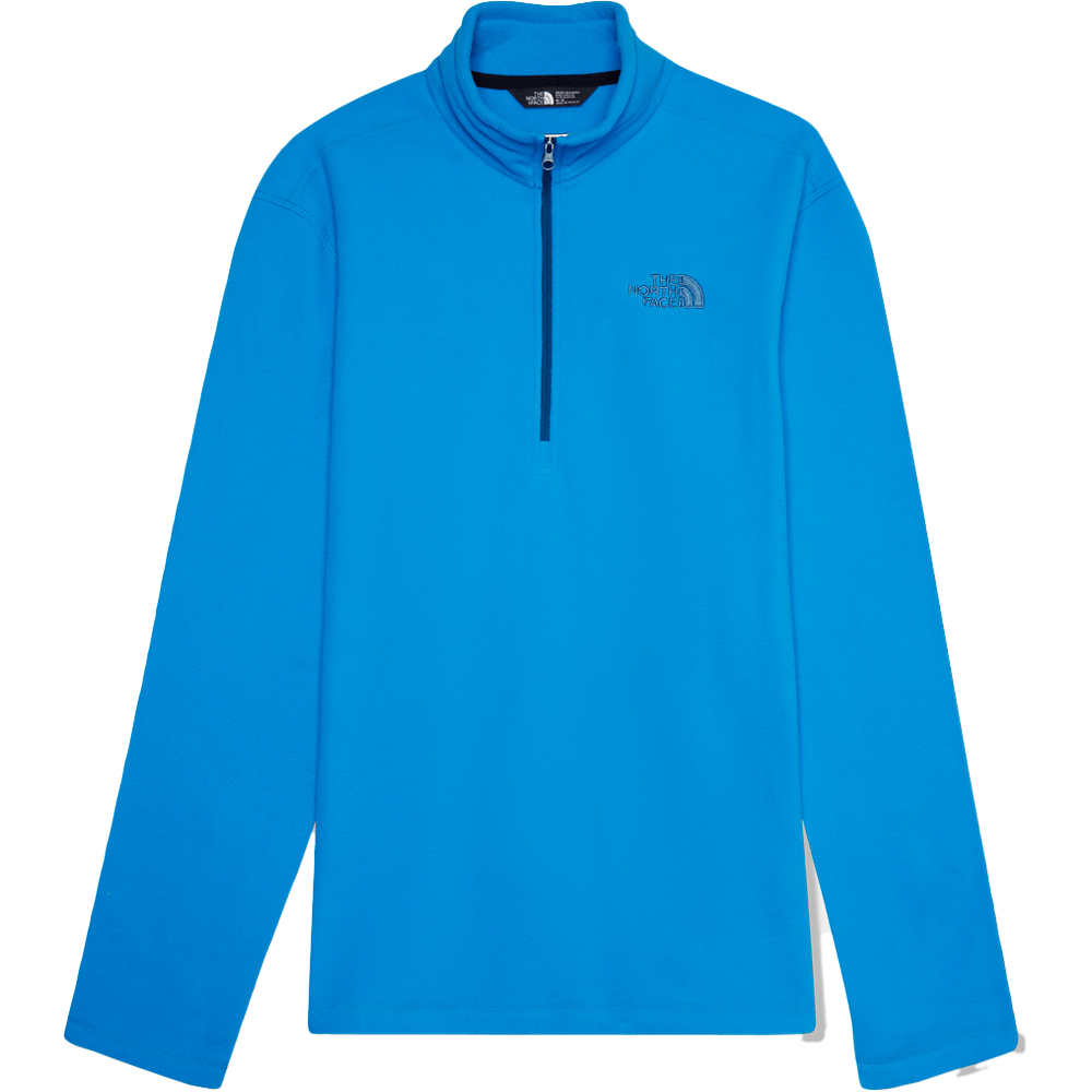 Moletom The North Face Fleece Glacier Zip Azul Masculino - Attemporal ...
