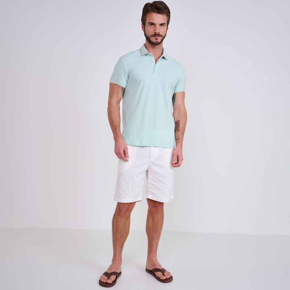 Camisa Polo Colcci Detailed Ve26 Verde Masculino - Attemporal Boutique
