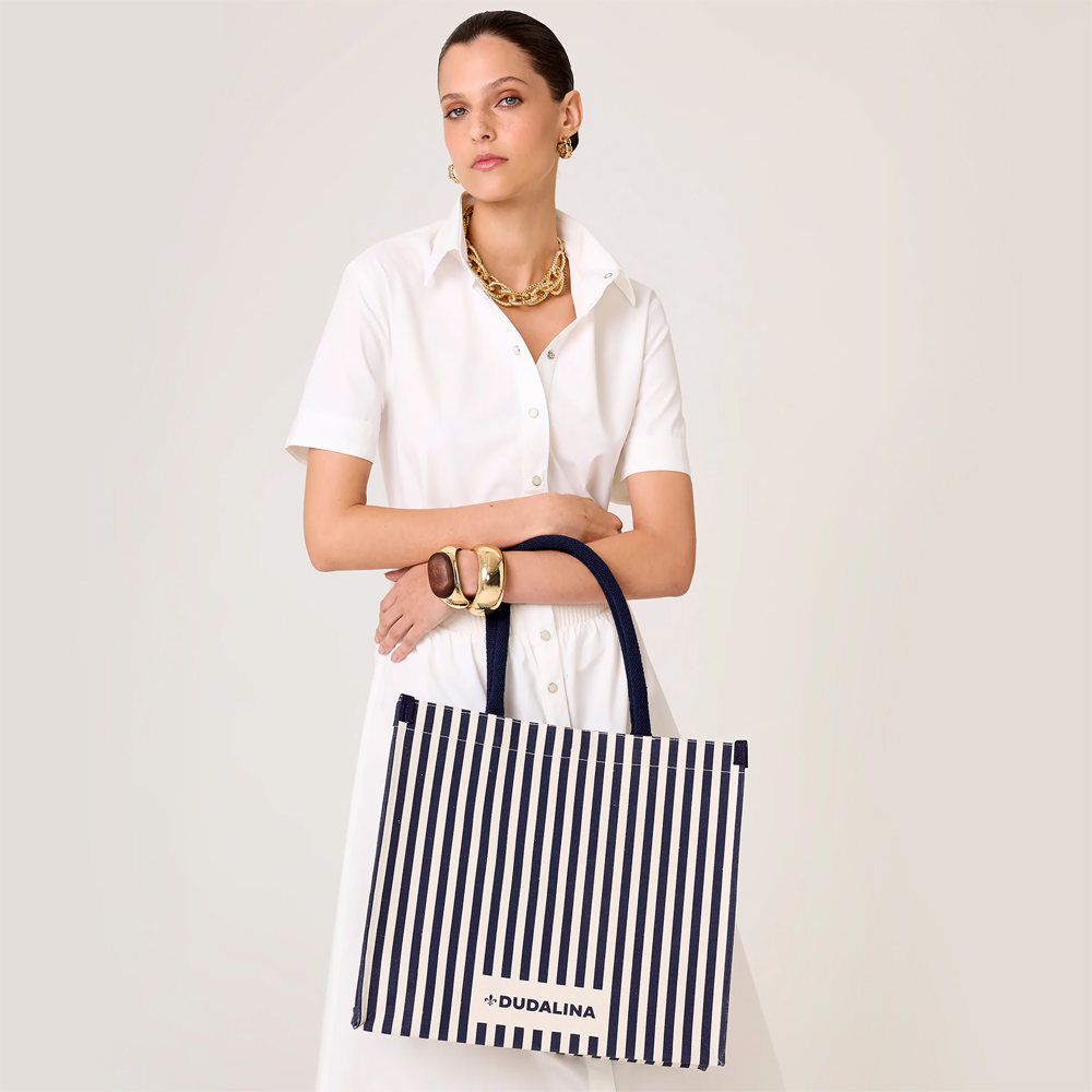 Bolsa Dudalina Shopper Ve26 Off White Feminino - Attemporal Boutique