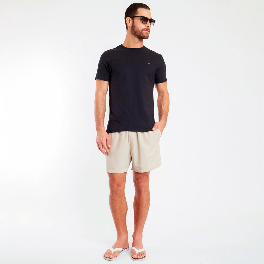 Short Aramis Mescla Color Ve26 Bege Masculino - Attemporal Boutique