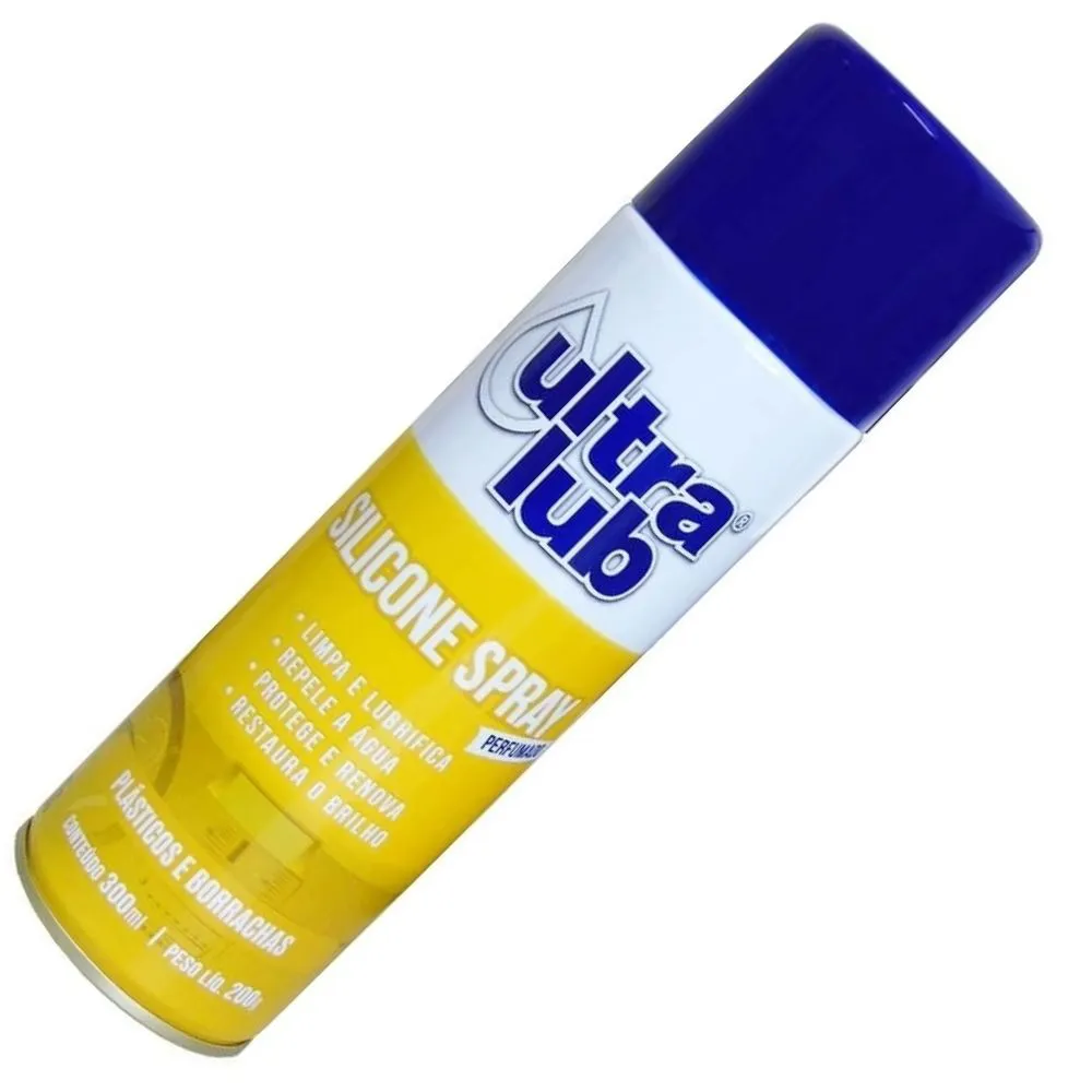 Silicone Spray Ultra Lub 300ml Lubrificação E Proteção Eficientes ...